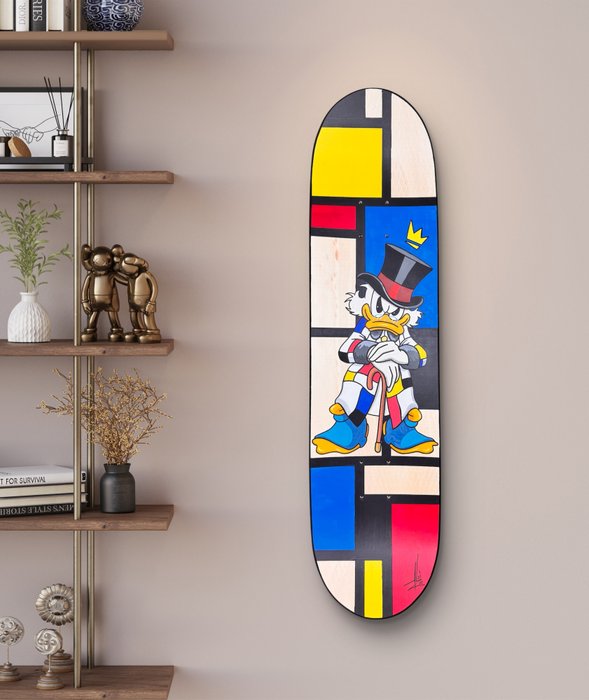 Alèze (1974) - "Scrooge skate" Mondrian & friends