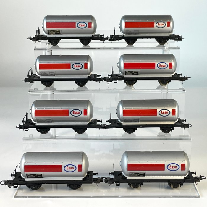 Lima H0 - Model train freight wagon set (8) - Set Esso tank trucks - FS ...