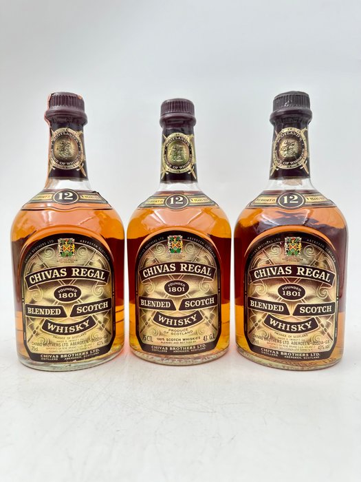 Chivas Regal 12 years old - Chivas Brothers - b. 1970s, 1980s - 75cl ...