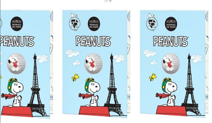 Peanuts / Snoopy - 3 10 euro silver coins 333‰ 75th anniversary - 2025 ...
