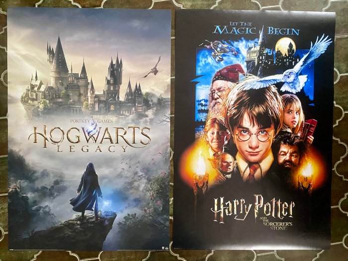 J.K. Rowling - Magical Collection: Two Original Harry Potter Posters ...