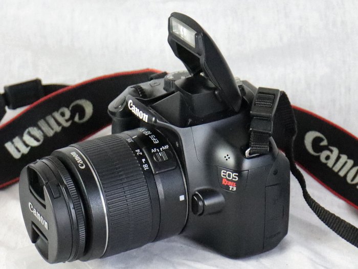 Canon EOS Rebel T3 (1100D) [9.045 clicks] met EF-S 18-55mm III | Barnebys