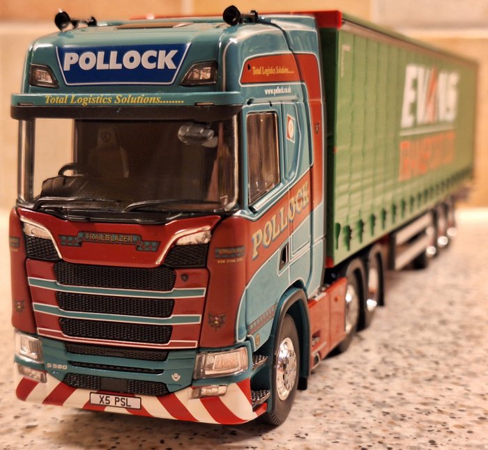 Tekno 1:50 - Model truck - SCANIA S580 - tractor with... | Barnebys