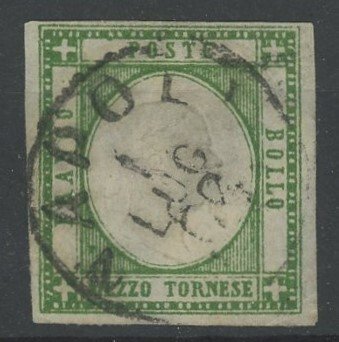 Ancient Italian States - Neapolitan Provinces 1861 - Effigy of V.E.II ...