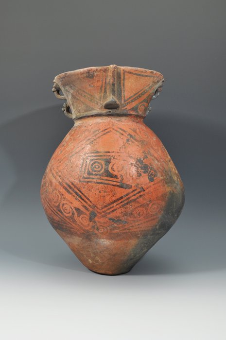 Precolumbian - Carchi Culture Pottery Large vessel with TL test - 40 cm ...