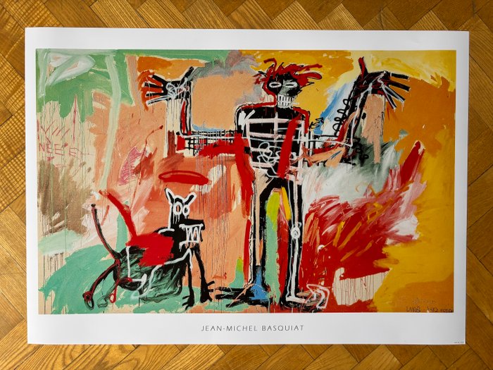 Jean-Michel Basquiat - Boy and Dog in a Johnnypump / New York 1982 ...