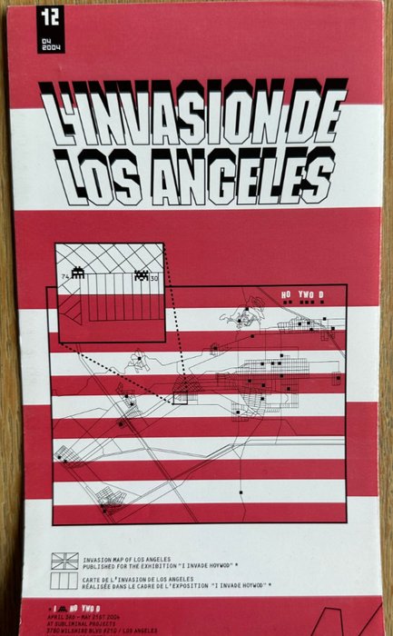 Invader (1969) - Invader Invasion Map Of Los Angeles 1000 Ex 2004 ...