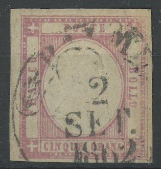 Ancient Italian States - Neapolitan Provinces 1861 - Effigy of V.E.II ...
