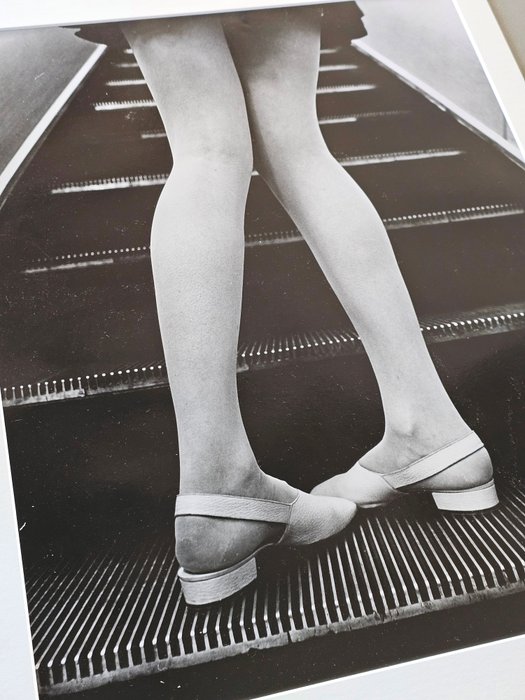Michael Joseph (1941-) - Legs in tights on London... | Barnebys