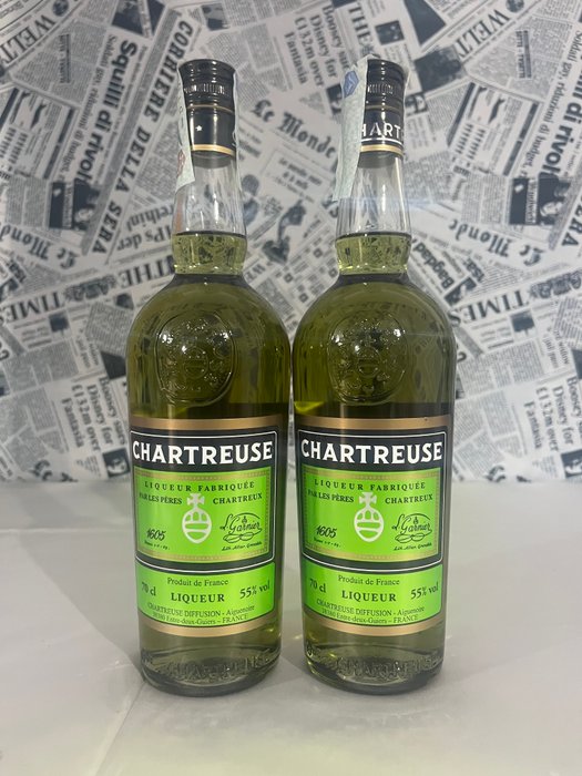 Chartreuse - Verte/Green - b. 2025 - 70cl - 2 bottles | Barnebys