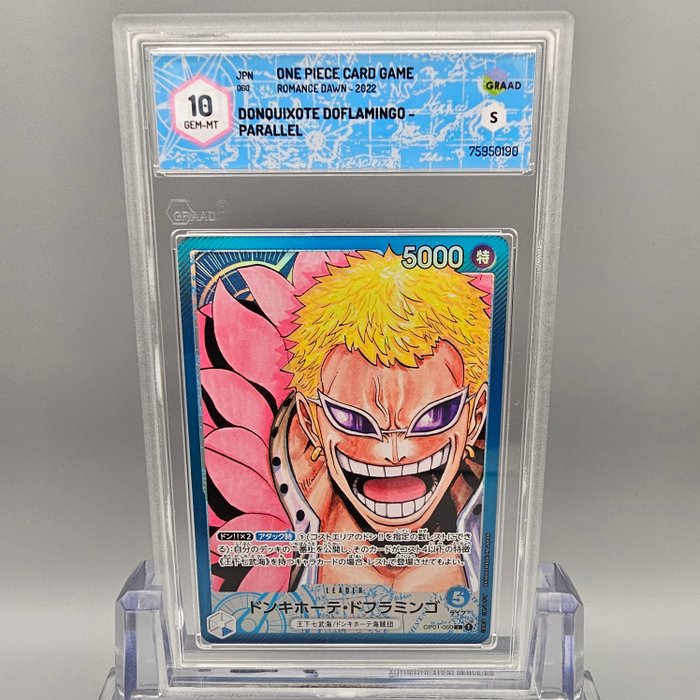 Graded card - Donquixote.Doflamingo (Leader) Romance Dawn! OP01-060 ...