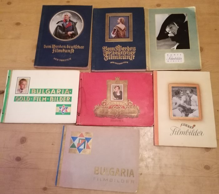 7 film collectible albums from 1930 featuring actors and movies | Barnebys