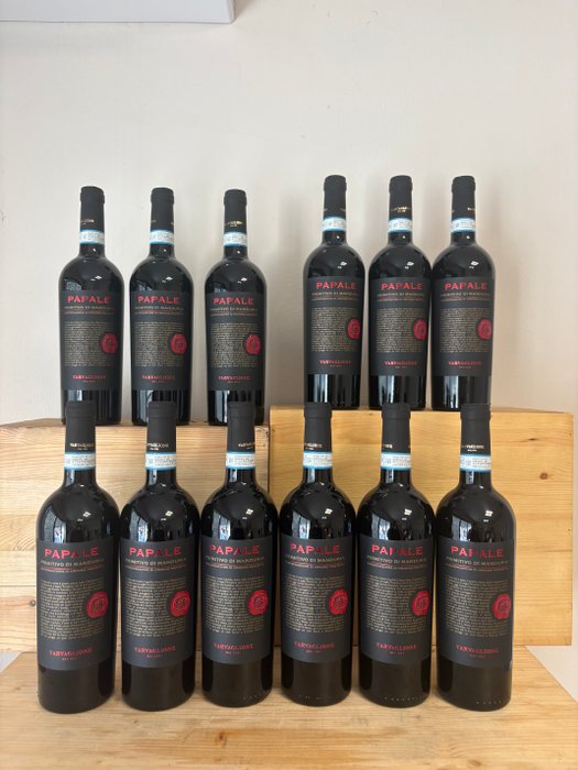 2023 Varvaglione Papale Primitivo di Manduria - Puglia DOC - 12 Bottles ...
