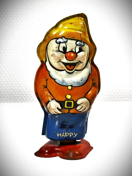 Wells / Brimtoy (Gt.Britain) - Tin toy - 1930's blikken Happy The Dwarf ...