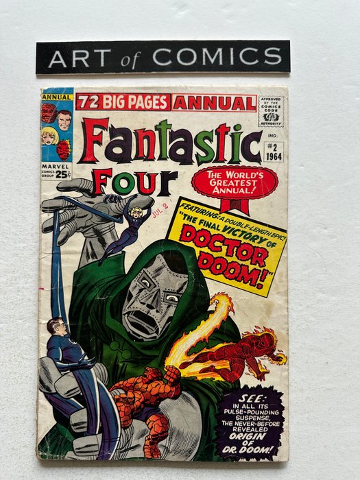 Fantastic Four Annual #2 - Origin Of Doctor Doom - All 11... | Barnebys