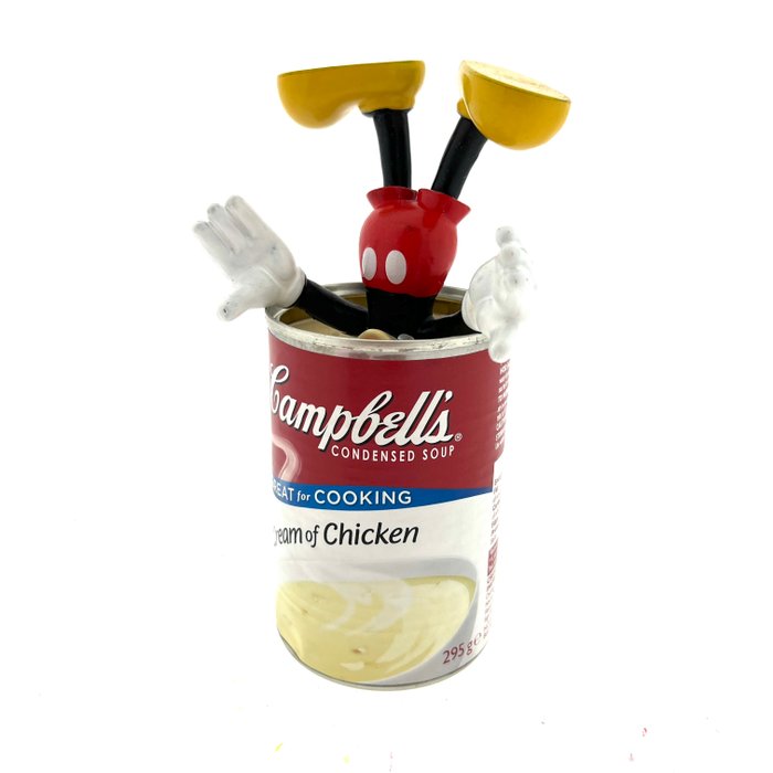 Koen Betjes (1992) - Mickey Mouse x Campbell Soup - upside down | Barnebys