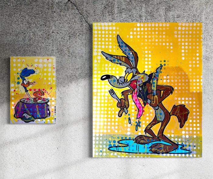 Moabit - Wile E. Coyote and the Road Runner X Gotcha, Diptych | Barnebys
