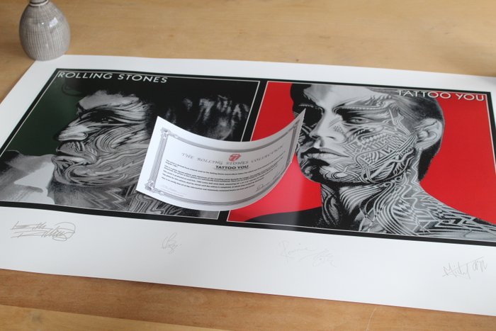 Rolling Stones - Tattoo You - Litho - Limited Edition - Numbered - COA ...
