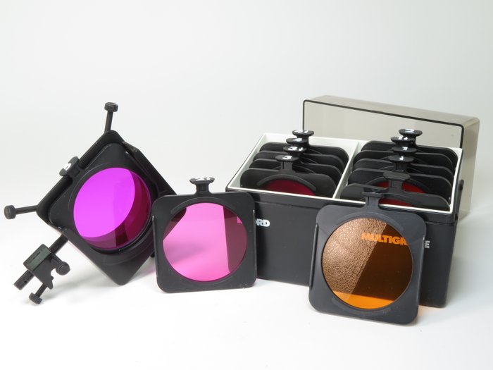 Ilford Set of 12 Multigrade Below Lens Filter Kit in Box... | Barnebys
