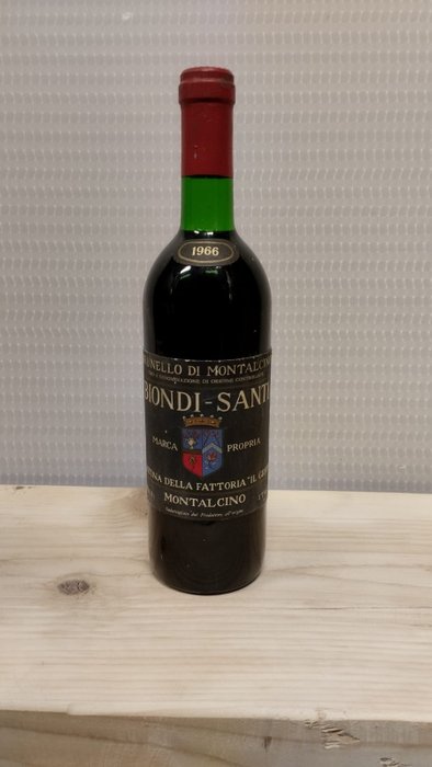 1966 Biondi-Santi - Brunello di Montalcino - 1 Bottle (0.75L) | Barnebys