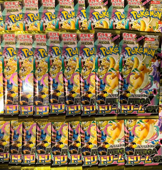 Pokémon - 20 Booster pack - 20x Boosterpack "Mega Dream ex" - Various sets | Barnebys