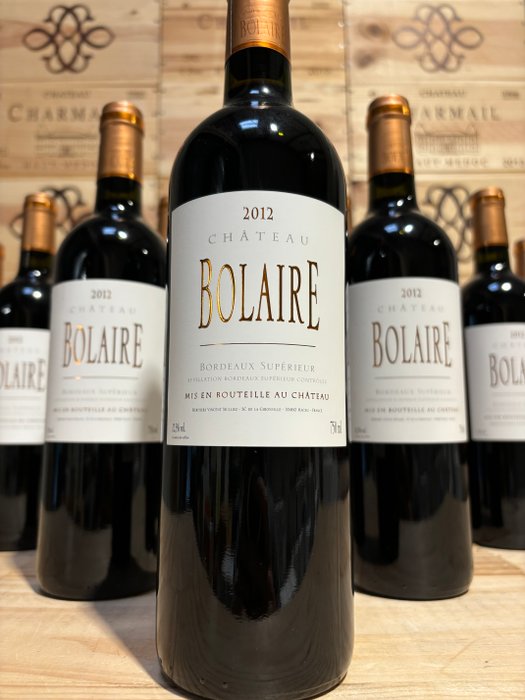 2012 Château Bolaire - Bordeaux - 12 Bouteilles (0,75 L) | Barnebys