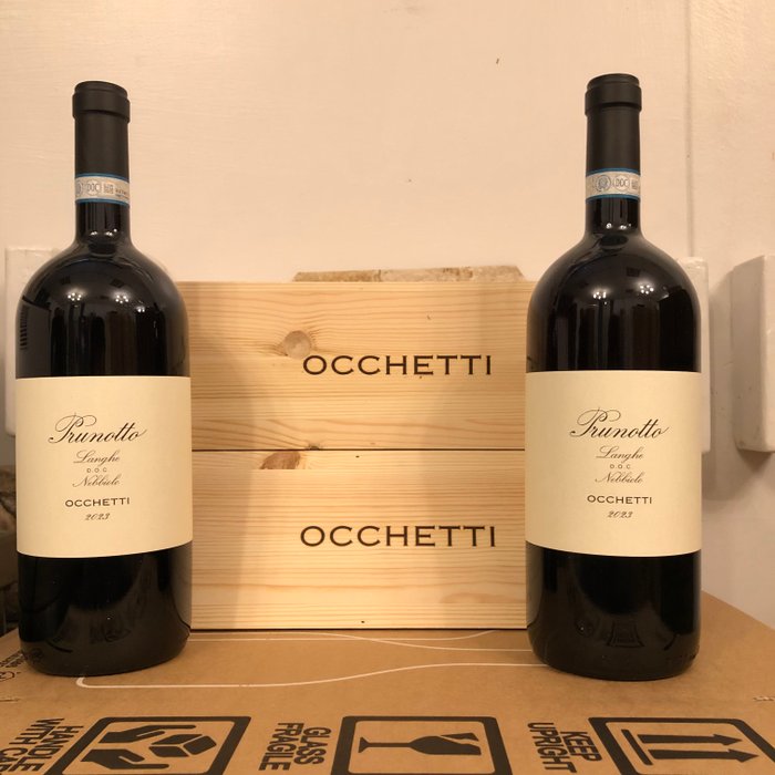 2023 Prunotto, Occhetti Langhe Nebbiolo - Piedmont - 2 Magnums (1.5L ...