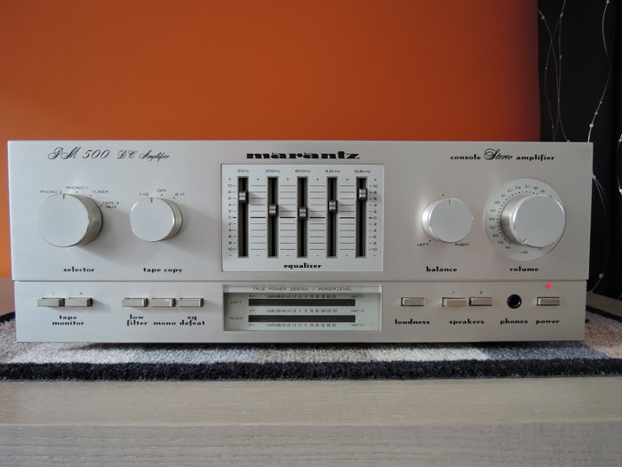 Marantz - PM 500 DC Solid state stereo amplifier | Barnebys