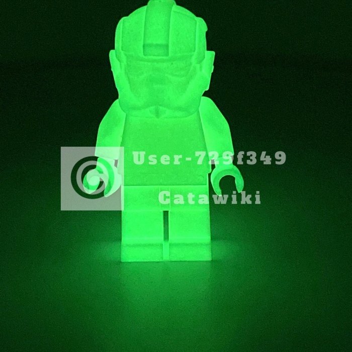 LEGO Minifigure - Star Wars - Glow in the dark Tie Fighter ! Zeldzaam ...
