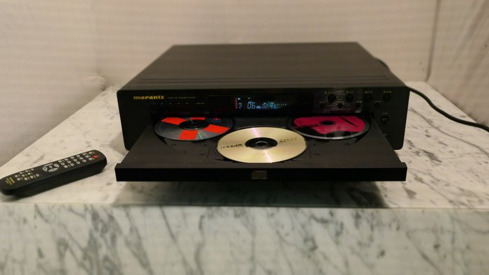 Marantz - CC-4001 - Multi-disc 5 carrousel with RC CD player | Barnebys