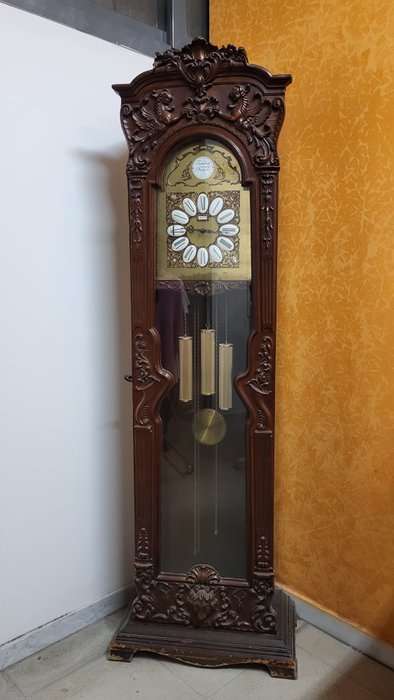 Pendulum clock - Tempus Fugit - Wood - 1950-1960 - Grandfather Clock ...