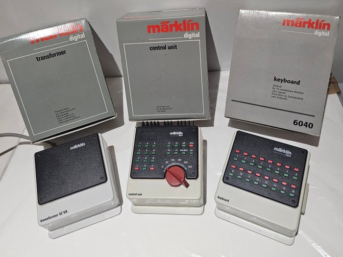 Märklin H0 - 6021/6040/6002 - Digital control unit (3) - Central Unit ...