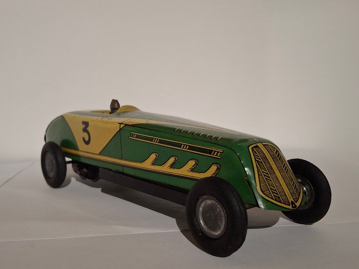 Martinan Larnaude - Racing car number 3 - Wind-up tin car - 1930-1939 ...