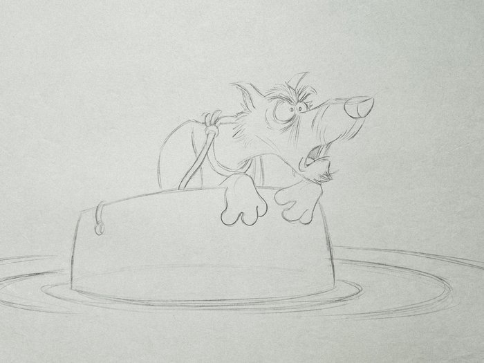 Disney Studio's - 1 Pencil drawing - The Fox and the Hound - 1981 ...