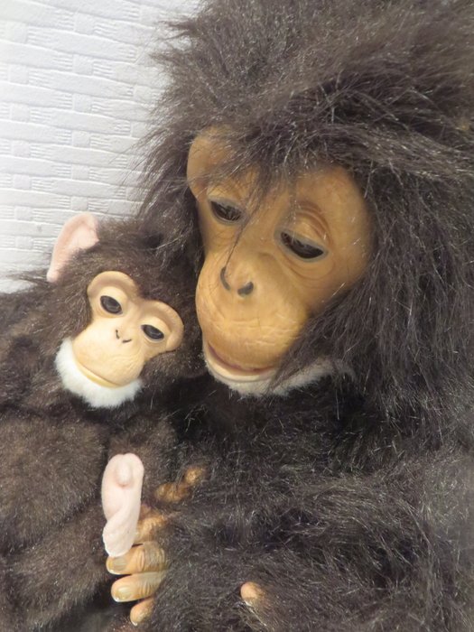 Hasbro - Toy TIGER FurReal Friends Cuddle Chimp (2005) Een zeldzaam ...