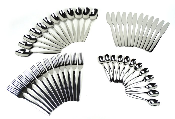 Alessi - Naoto Fukasawa - Cutlery set (48) - ''Itsumo'' - 18/10 ...