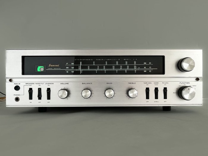 Sansui - Model 220 - tube receiver amplifier radio Tube stereo receiver ...