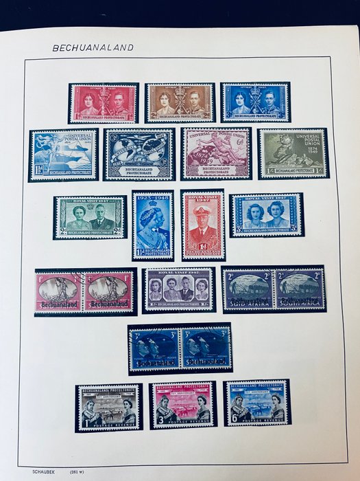 British Commonwealth - Collection of Bechuanaland + Protectorate and ...
