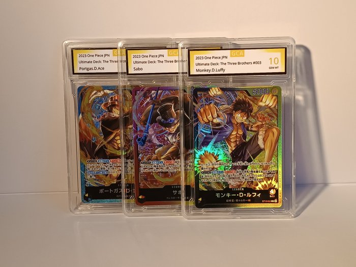 One Piece - 3 Card - One Piece - Monkey D. Luffy, Sabo, Portgas D. Ace ...
