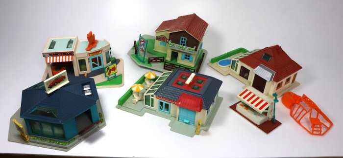 New Ray H0 - Model train scenery (7) - Complete village | Barnebys
