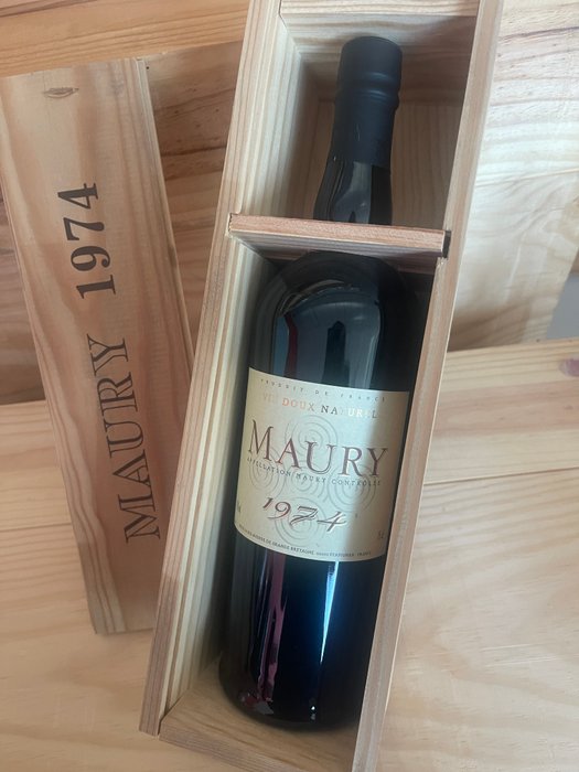 1974 Maury - Maury Vin Doux Naturel Maury, 50 years old Tawny - 1 ...