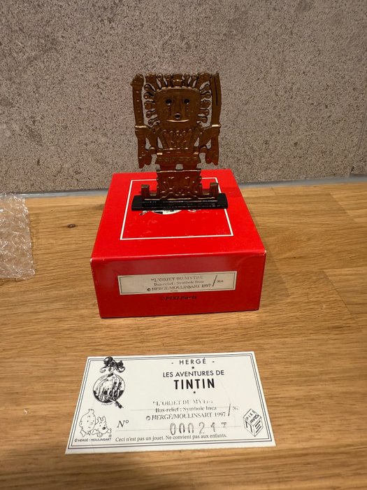 Tintin - Pixi 5618 - Les objets du mythe - Le bas relief Inca | Barnebys