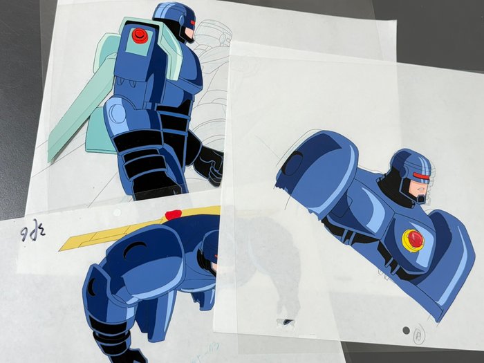 RoboCop (animated TV series) 1988 - 3 Original Animation Cels and ...