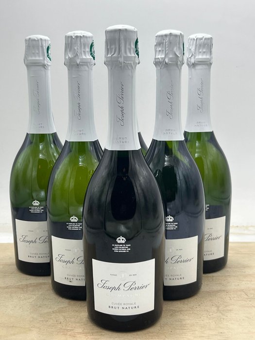 Joseph Perrier, Cuvée Royale - Champagne Brut Nature - 6 Bottles (0.75L ...