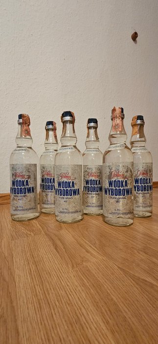 Polmos - Polmos Wodka Wyborowa Pure Grain - b | Barnebys