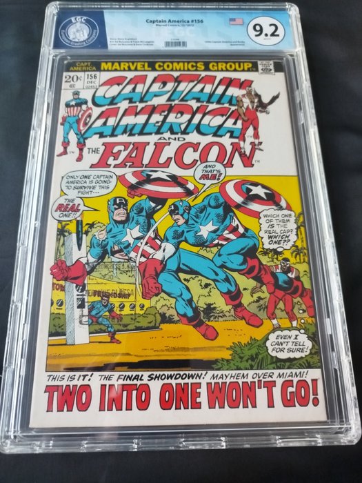 Captain America #156 - EGC 9.2 - Two Into One Won't Go!... | Barnebys