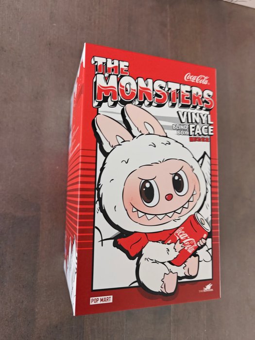 POP MART - Plush toy LABUBU THE MONSTERS VINYL FACE - CocaCola edition ...