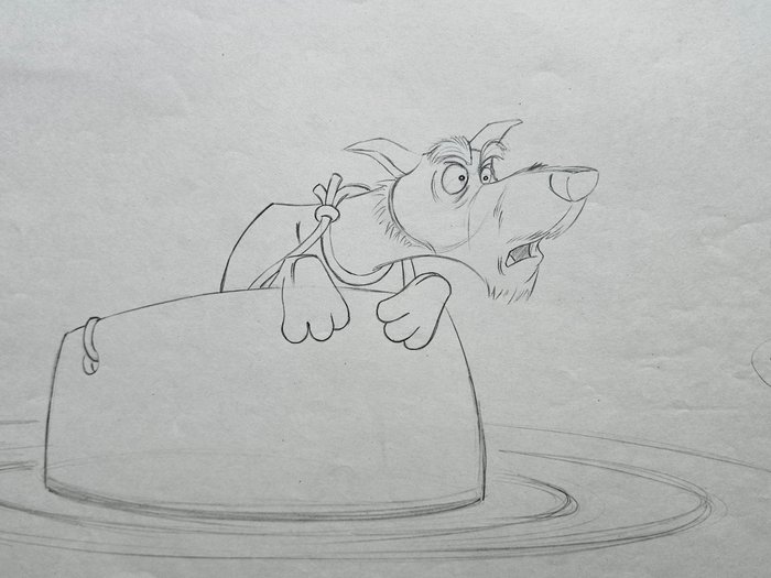 Disney Studio's - 1 Pencil drawing - The Fox and the Hound - 1981 ...