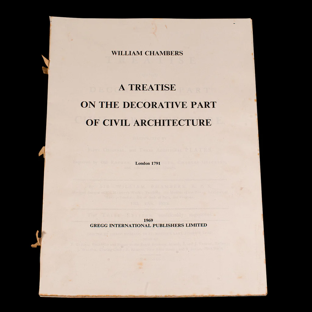 Vintage Folio, Civil Architecture, English, Sir William Chambers ...