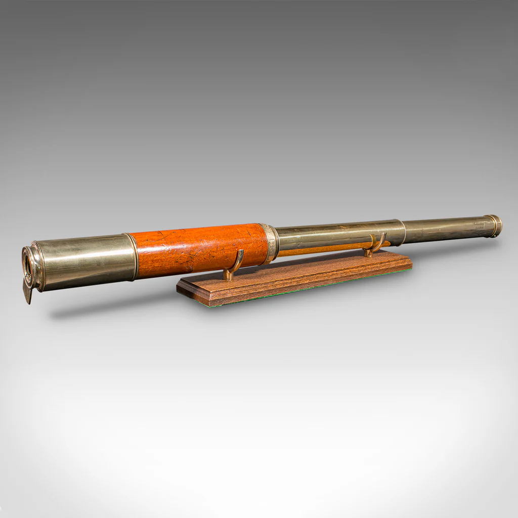 Antique 2 Draw Telescope, English, Maritime, Day or Night, Richardson ...